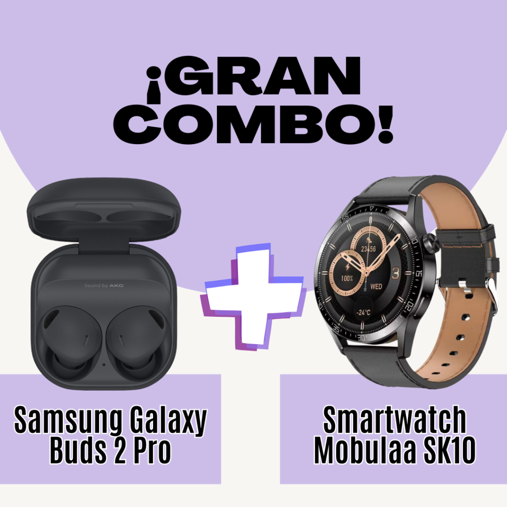 Combo Smartwatch SK10 + Audifonos Buds 2 Pro - Distribuciones AC